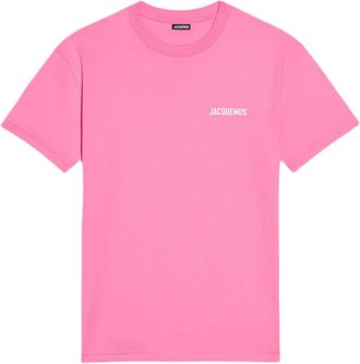 Jacquemus t-shirt à logo imprimé - Rose