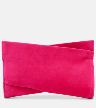 Christian Louboutin Clutch Loubitwist Small aus Samt