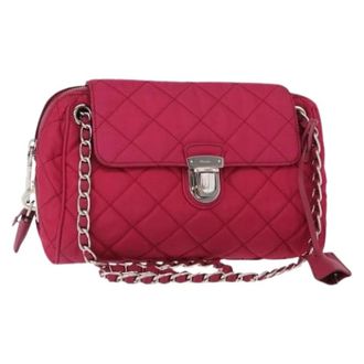 Prada Pre-owned Nylon Schultertasche - - Pre-owned - Damen - Rosa - ONE SIZE