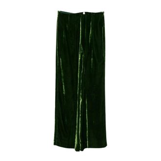 P.A.R.O.S.H. P.a.r.o.s.h. - Wide Pantalons - Femme - Pantalons - Vert - Taille: 38 FR