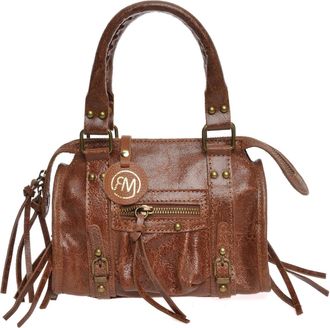 Roberta M Braun Rindsledertasche