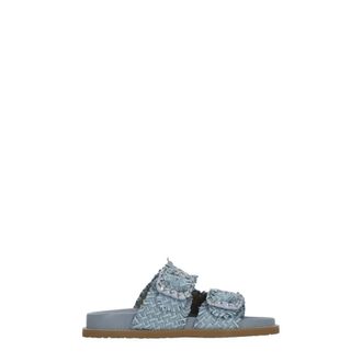 Coral Blue Intrecci 2 Fibbie - - Shoes - Damen - Blau - 36 EU