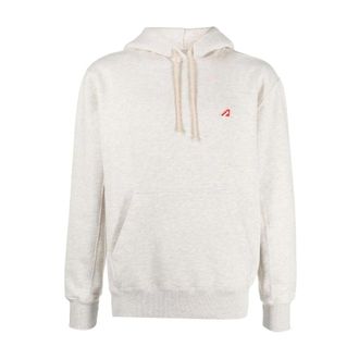 Autry Cotton Hoodie - - Sweatshirts & Hoodies - Herren - Beige - XL