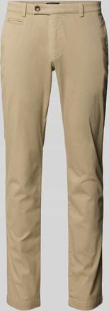 Bugatti Fein strukturierte Chino mit Ges&auml;&szlig;taschen