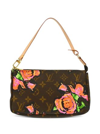Louis Vuitton x Takashi Murakami 2009 Pochette Accessoires Clutch - Braun