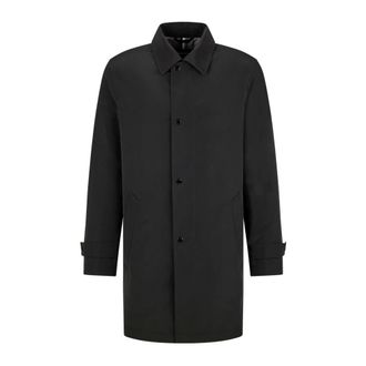 HUGO BOSS Dain Overcoat - Homme - Manteaux - Noir - Taille: 4XL