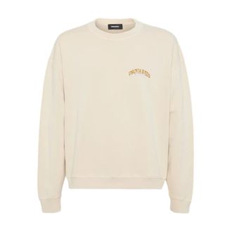Dsquared2 Beiger Oversize Rundhals Pullover - - Sweatshirts & Hoodies - Herren - Beige - L