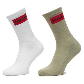 HUGO BOSS Lange Socken HUGO 50531515 Hellgr&uuml;n