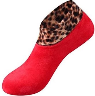 Generic Chaussettes Femme Chaussettes Chaudes Femme Chaussettes Thermiques Femme De Classique L&eacute;opard Antid&eacute;rapantes Pour Usage Int&eacute;rieur Style Tendance Et Ch