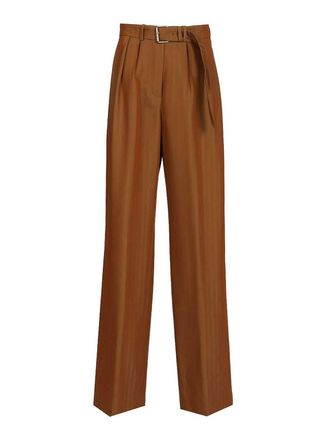 Dries Van Noten Pantalons D&eacute;contract&eacute;s - Marron