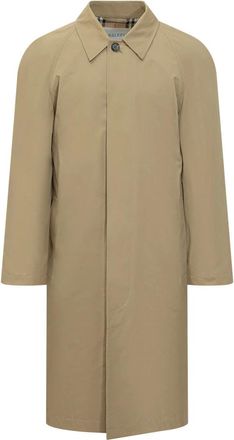 Burberry Homme, Manteaux, Beige, Taille: S Long Car Coat
