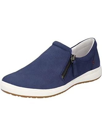 Josef Seibel Femme Mocassin,Chaussons Caren 22, Dame Chaussures Basses,Largeur G (Normale),Semelle intérieure Amovible,Bleu (Blau),39 EU / 6 UK