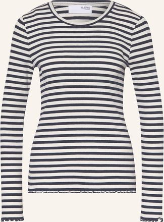 Selected Longsleeve Slfanna blau