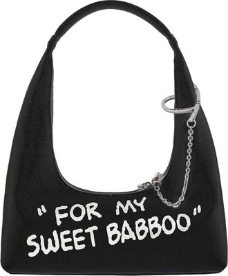 Marge Sherwood Femme, Sacs, Noir, Taille: ONE Size X Peanuts Sac bandouli&egrave;re hobo en cuir Pull-Up