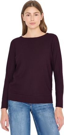 Cecil Strukturshirt Eggplant red XXL