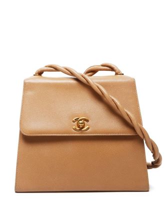 Chanel sac porté épaule à bride torsadée (1994-2001) - Tons neutres