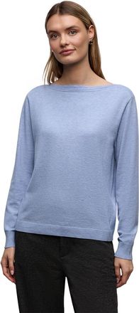 Street One Basic U-Boot Pullover Frosted Blue Mel. 34