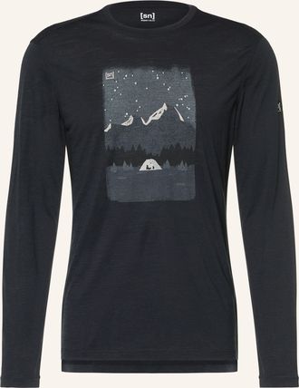 super.natural Funktionsshirt Outdoor Nights schwarz