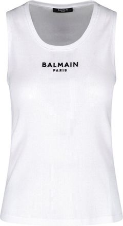 Balmain Tank Top Logo