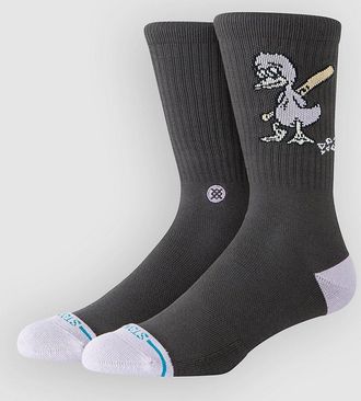 Stance Lights Out Crew Socks charcoal
