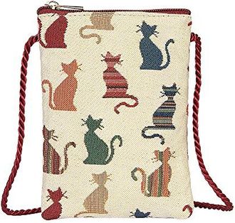 SIGNARE Sac pour téléphone intelligent avec motif chat coquin