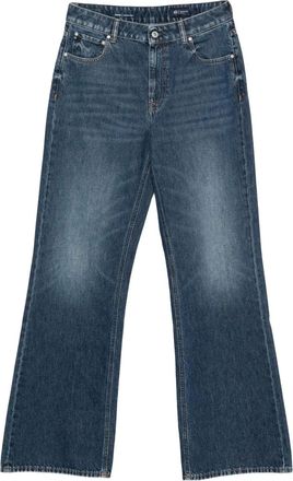 AG - Adriano Goldschmied Jeans mit Tragefalten - Blau