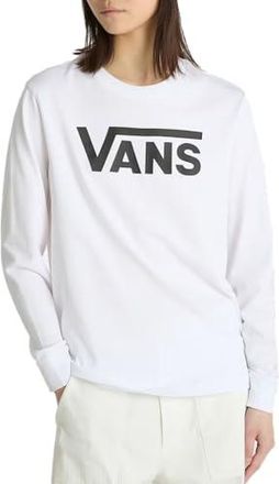 Vans Classic Ls Tee T-Shirt, Blanc, XL Homme
