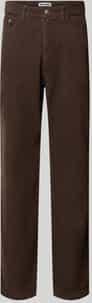 Review Straight Fit Cordhose aus reiner Baumwolle mit G&uuml;rtelschlaufen