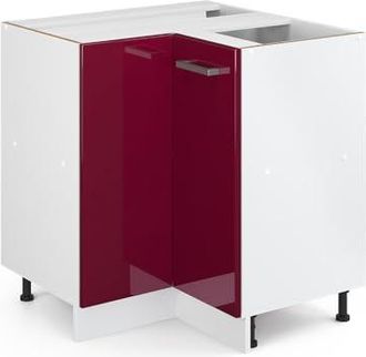 Vicco Universal Armoire dangle R-Line, Rouge Bordeaux Haute Brillance, 75.6cm avec Porte, sans PT