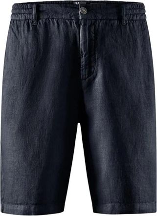 Bomboogie Homme, Shorts, Bleu, Taille: S Linen Jogger Bermuda