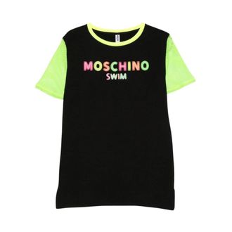 Moschino 0555 T-Shirt - - Swimwear - Damen - Schwarzk - M