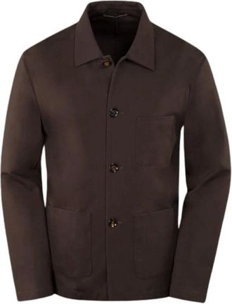 Moorer Homme, Vestes, Brun, Taille: XL Veste chemise