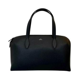 Toteme M Grained Leather Day Tote Bag - - Bags - Damen - Schwarzk - ONE SIZE