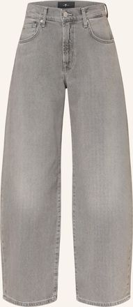 7 For All Mankind Barrel Jeans Bonnie Curvilinear grau