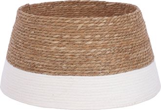 Mica Mica Decorations Weihnachtsbaum Rock &Oslash;50 x H26 cm - Weihnachtsbaumrock Seegras - Weihnachtsbaumkorb Gold