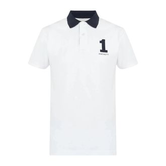 Hackett Heritage Number Polo - - Tops - Herren - Wei&szlig; - XL