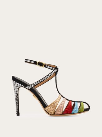 Ferragamo Damen K&auml;figsandale Mehrfarbig Gr&ouml;&szlig;e 35.5