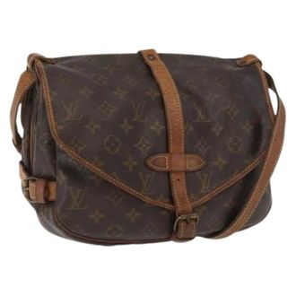 Louis Vuitton Sac bandouli&egrave;re en toile Pre-owned - Femme - Pre-owned - Brun - Taille: ONE Size