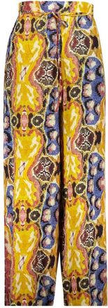 Desigual Femme, Pantalons, Multicolore, Taille: 38 FR Beattle Palazz Pantalons