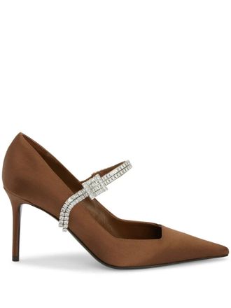 Giuseppe Zanotti escarpins Raquel Strap 85 mm - Marron