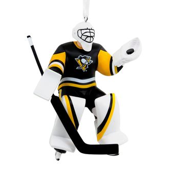 Hallmark NHL Pittsburgh Pinguine Torwart-Weihnachtsdekoration