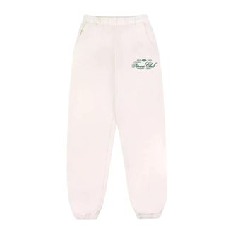 Sporty & Rich Beige Sweatpants Lockerer Schnitt Elastischer Bund - - Trousers - Damen - Beige - XS