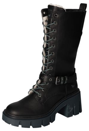 Mustang Jeans Damen 1471-602 Stiefel, Schwarz, 39 EU