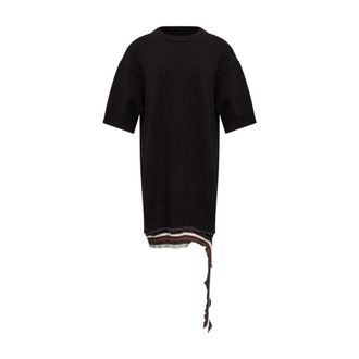 Maison Margiela Distressed Strick-Minikleid - - Dresses - Damen - Schwarzk - M
