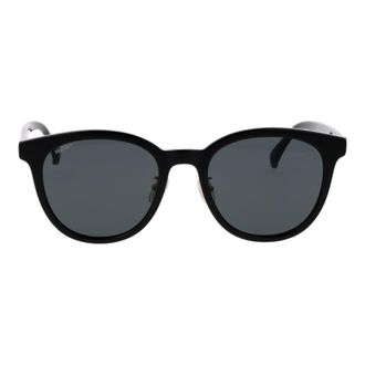 Max Mara MA-1064951 Acetate Panto Sunglasses - Black