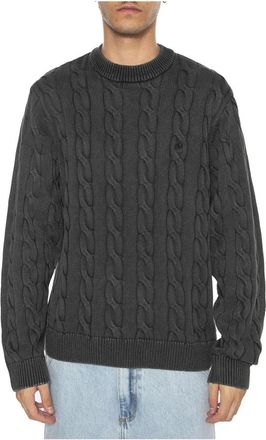 Carhartt Work in Progress Homme, Pulls, Noir, Taille: XL Maille ras du cou