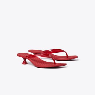 Tory Burch Jelly Flipflop mit Absatz