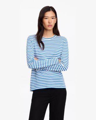 Arket Signature-Langarmshirt -Blau