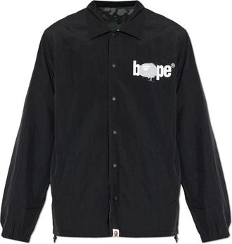 A Bathing Ape A Bathing APE - Veste Coach Logo - Homme - Vestes - Noir - Taille: L