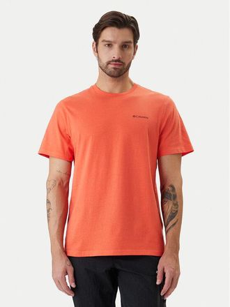 Columbia T-Shirt CSC Logo Back Tee 2155011 Orange Regular Fit